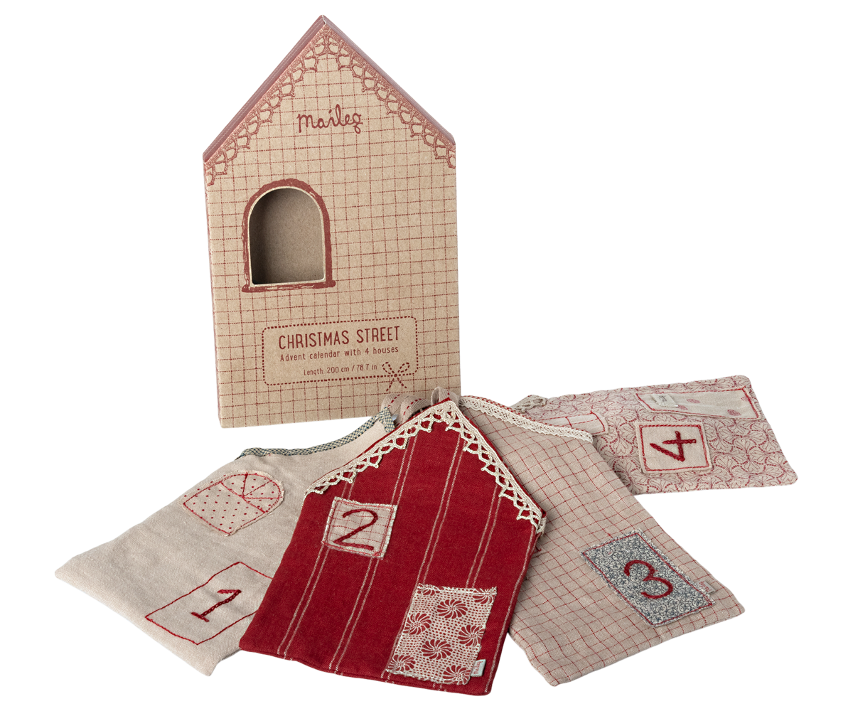 Christmas street advent calendar - Koriste-esineet - Millan Putiikki